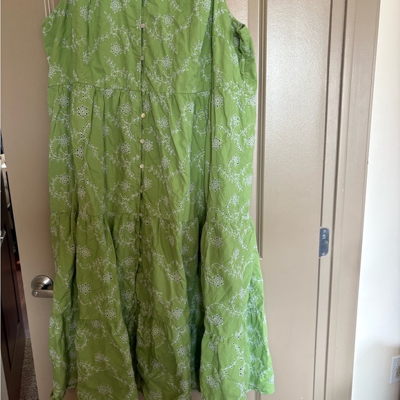 J. Jill | Dresses | J Jill Light Green Embroidered Top | Poshmark